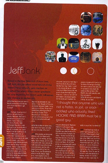 Jeff Jank: Sort of an interview - Stones Throw Records